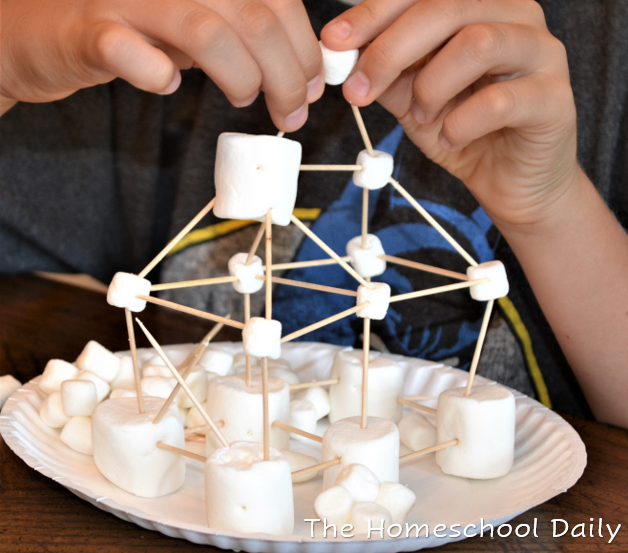 Marshmallow Marvel STEAM LAB - The Homeschool Daily