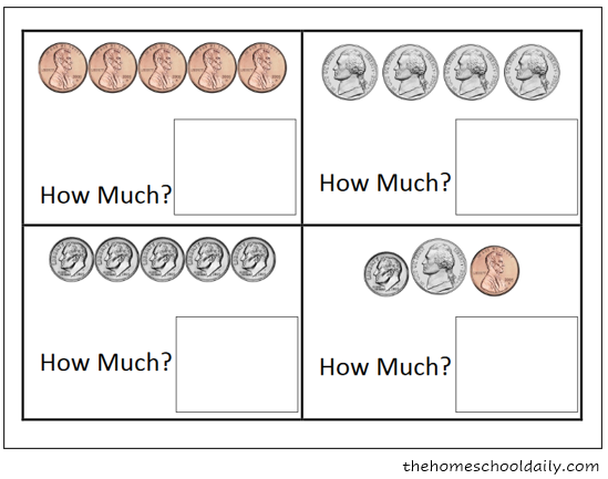 Counting Money Printables & Activities - The Homeschool Daily