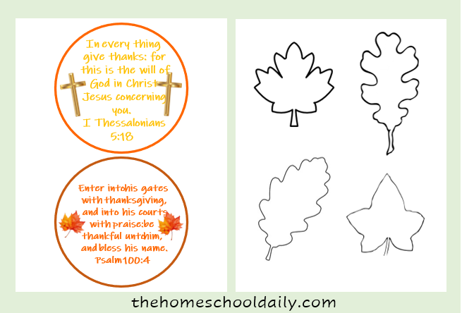 Teaching Thankfulness Printables - The Homeschool Daily
