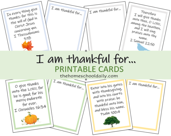 Teaching Thankfulness Printables - The Homeschool Daily