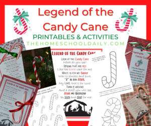 Legend of the Candy Cane Printables - The Homeschool Daily