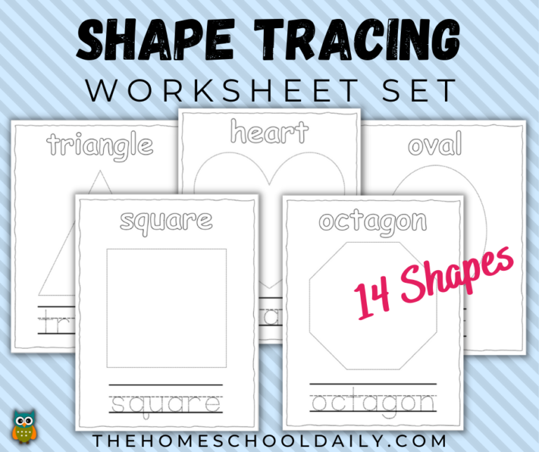 FREE Shapes Printables - The Homeschool Daily
