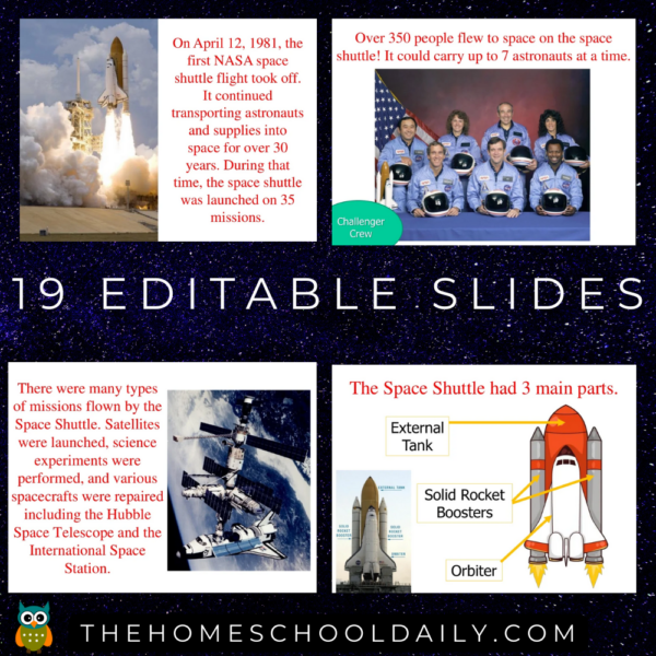 Space Shuttle PowerPoint - The Homeschool Daily