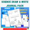 Science Draw & Write Journal Pack - The Homeschool Daily