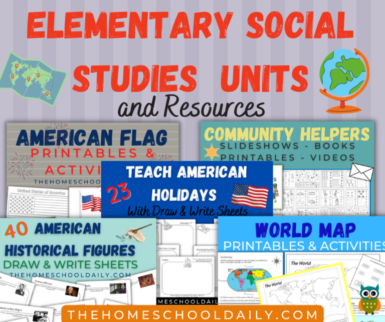Elementary Social Studies Units - The Homeschool Daily