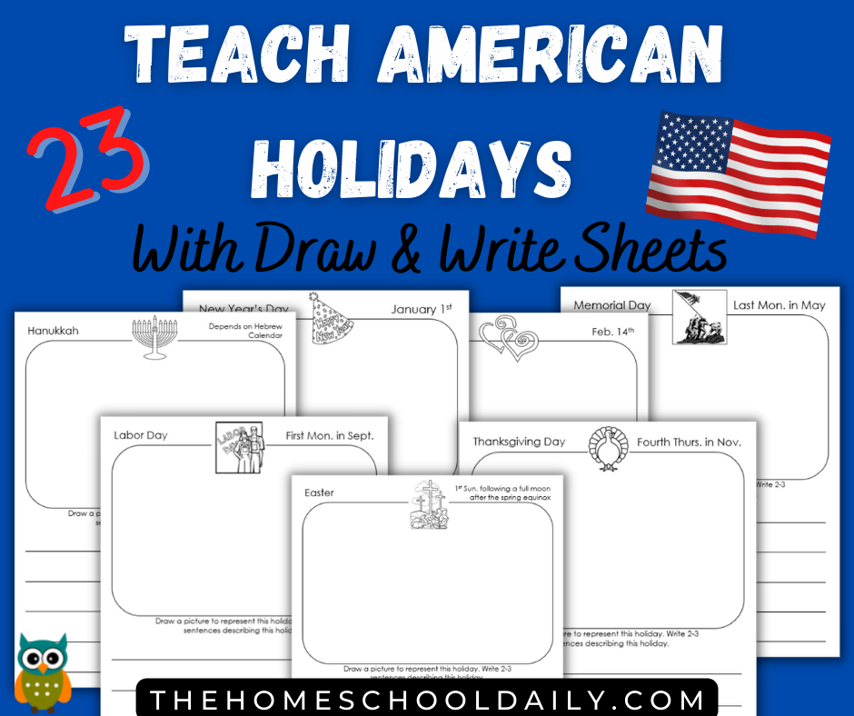 Draw & Write Sheets - The Homeschool Daily