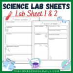 Science Lab Recording Sheets - The Homeschool Daily