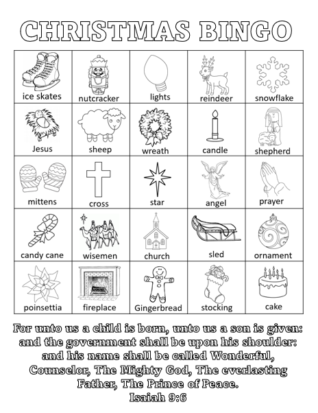 Free Christmas BINGO - The Homeschool Daily