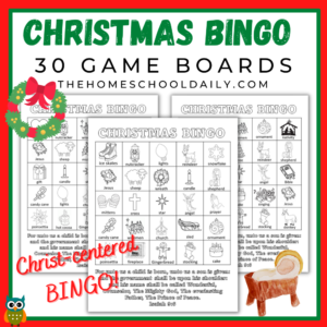 Christmas BINGO for Large Groups - The Homeschool Daily