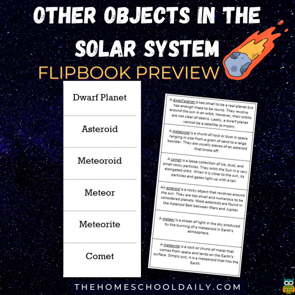 Other Objects in the Solar System Pack - The Homeschool Daily