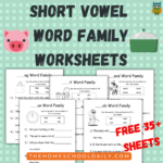 WORD FAMILY PRINTABLES - The Homeschool Daily