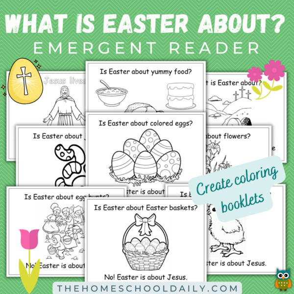 Free Easter Emergent Reader - The Homeschool Daily
