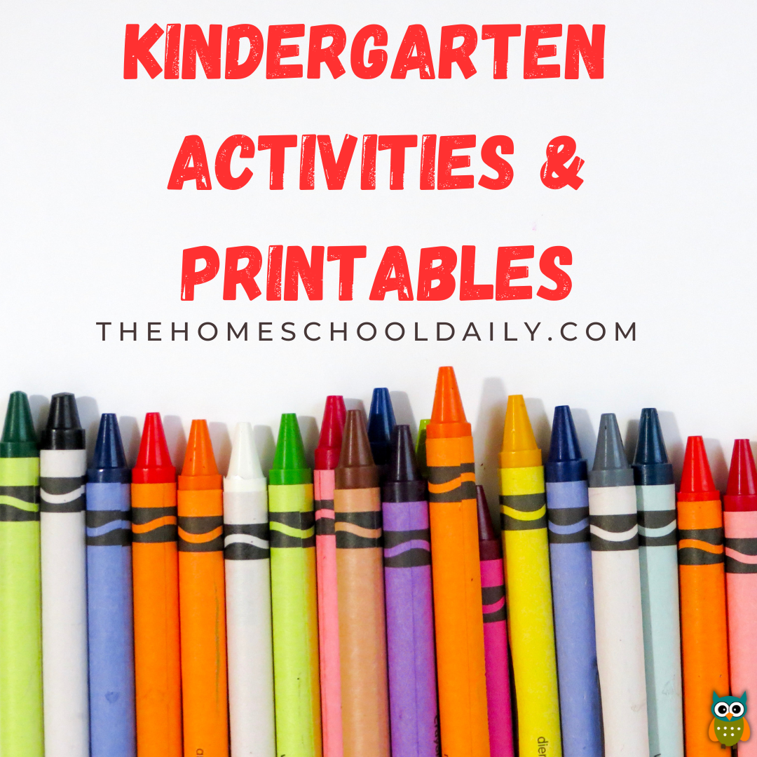 Free Kindergarten Activities - The Homeschool Daily