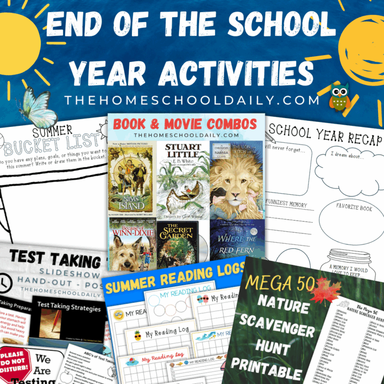 End of the School Year Activities - The Homeschool Daily