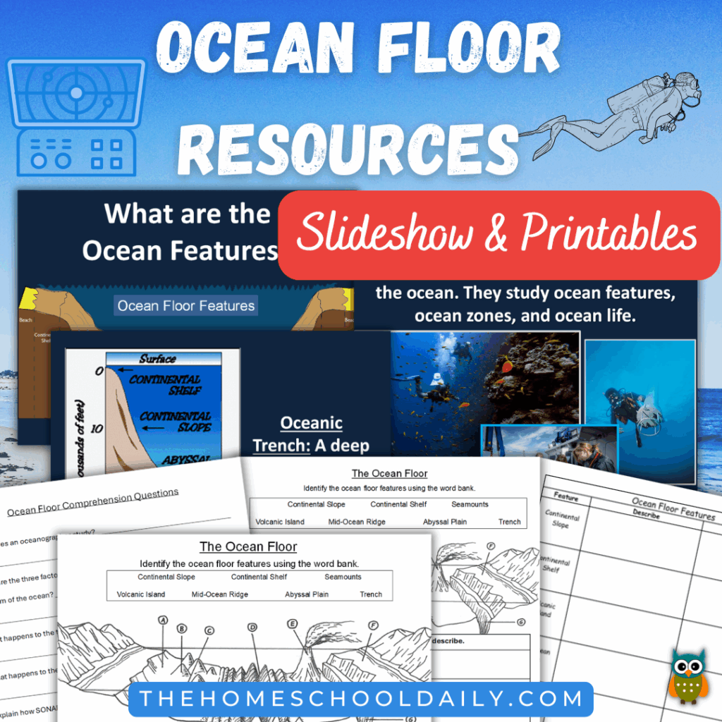 Ocean Floor Resources - The Homeschool Daily